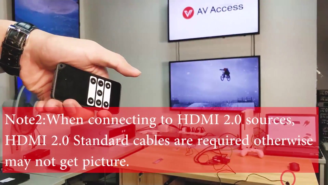 The best switcher for your game consoles——4KSW41-H2 with HDR & HDMI 2.0 ...