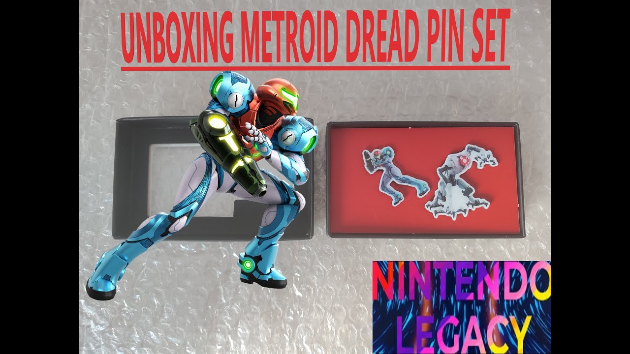 Metroid Pins UNBOXING - My Nintendo Store - YouTube