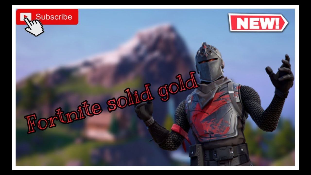 PLAYING FORTNIGHT BUT ITS SOLID GOLD!!!!!! - YouTube