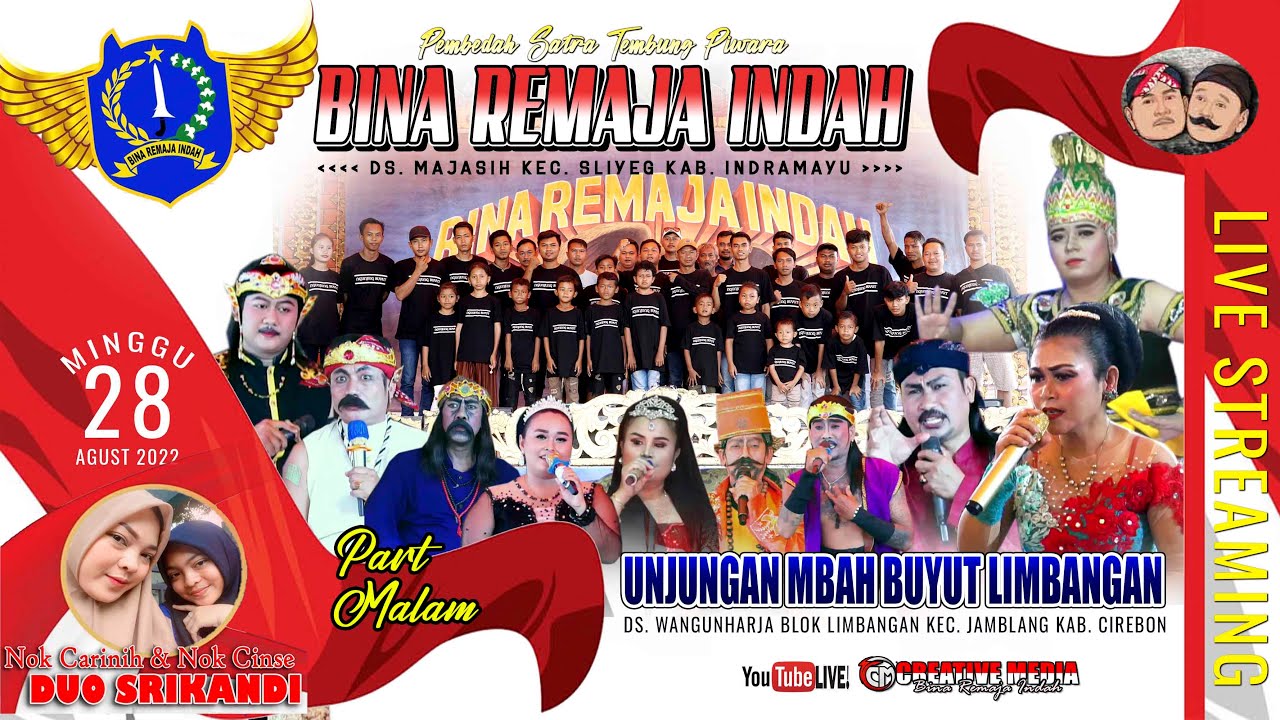 🔴LIVE SANDIWARA *BINA REMAJA INDAH* | UNJUNGAN MBAH BUYUT LIMBANGAN ...