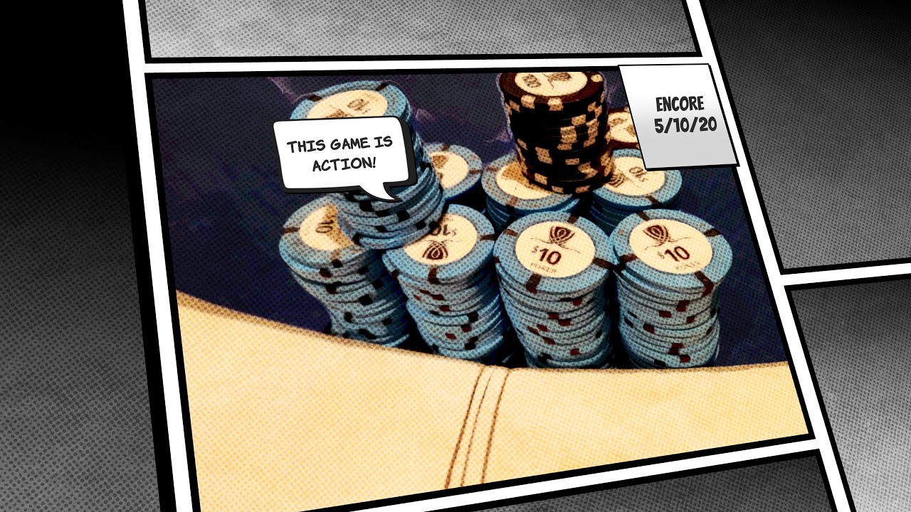 How to HANDLE being CARD DEAD in an ACTION poker game - YouTube