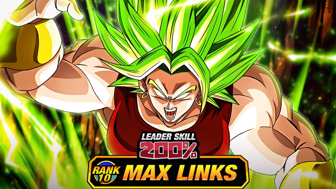 200% LEADER SKILL BUFF! LEVEL 10 LINKS 100% EZA PHY BERSERK KALE! (DBZ ...