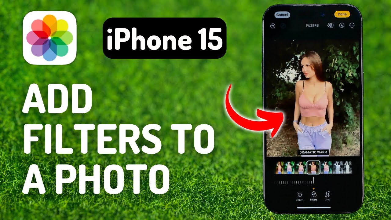 How to Add Filters to a Photo on iPhone 15 Pro - Full Guide - YouTube