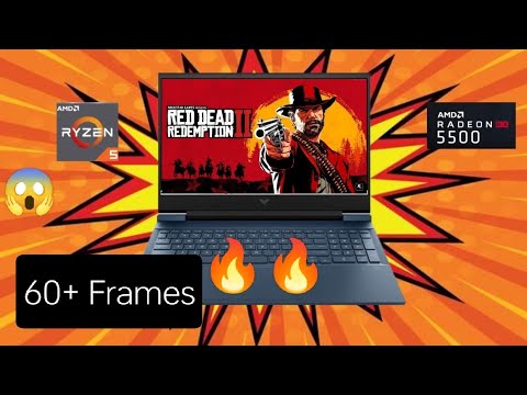 HP VICTUS || RYZEN 5 5600H || RADEON RX 5500M || RDR2 || GAMEPLAY - YouTube