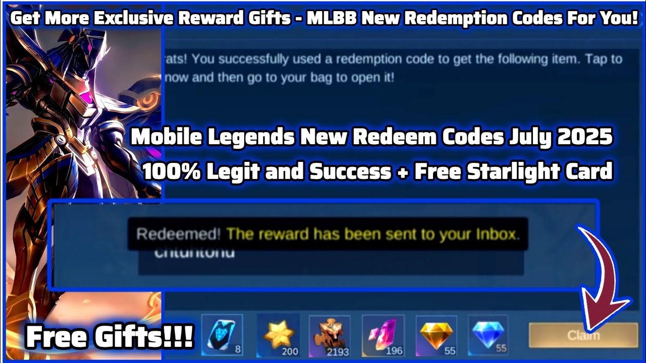 Mobile Legends Redeem Codes Get Exclusive Reward Gifts July 10, 2025 ...