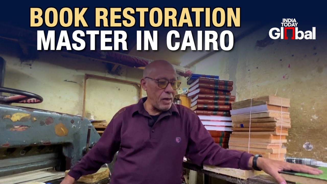 Cairo's Book Restoration Master: Mohammed Zaki’s Mind-Blowing Craft! - YouTube
