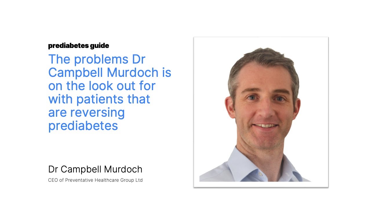 The problems Dr Campbell Murdoch is on the look out for with patients ...