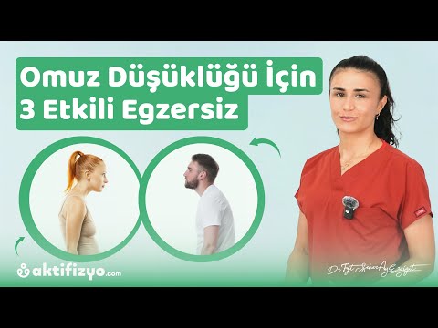 Omuz Düşüklüğü için 3 Etkili Egzersiz #aktifizyo #omuzağrısı