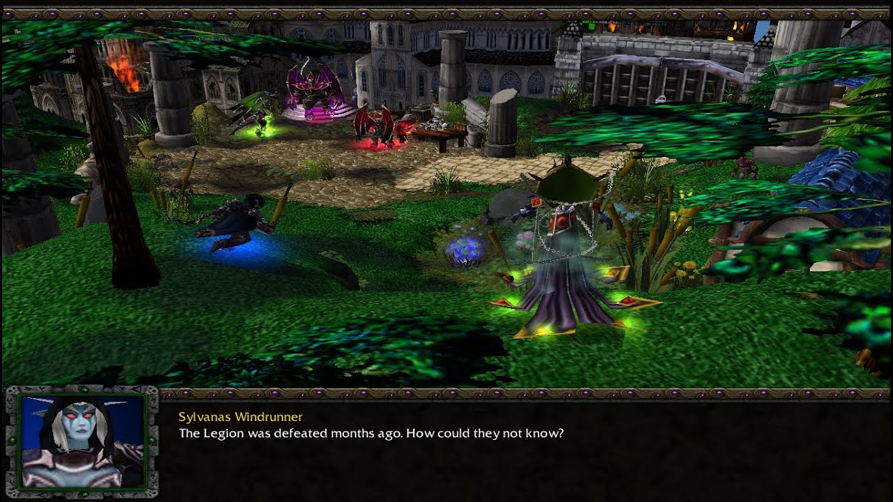 walkthrough warcraft 3 ( mod graphic ) part 43 - YouTube