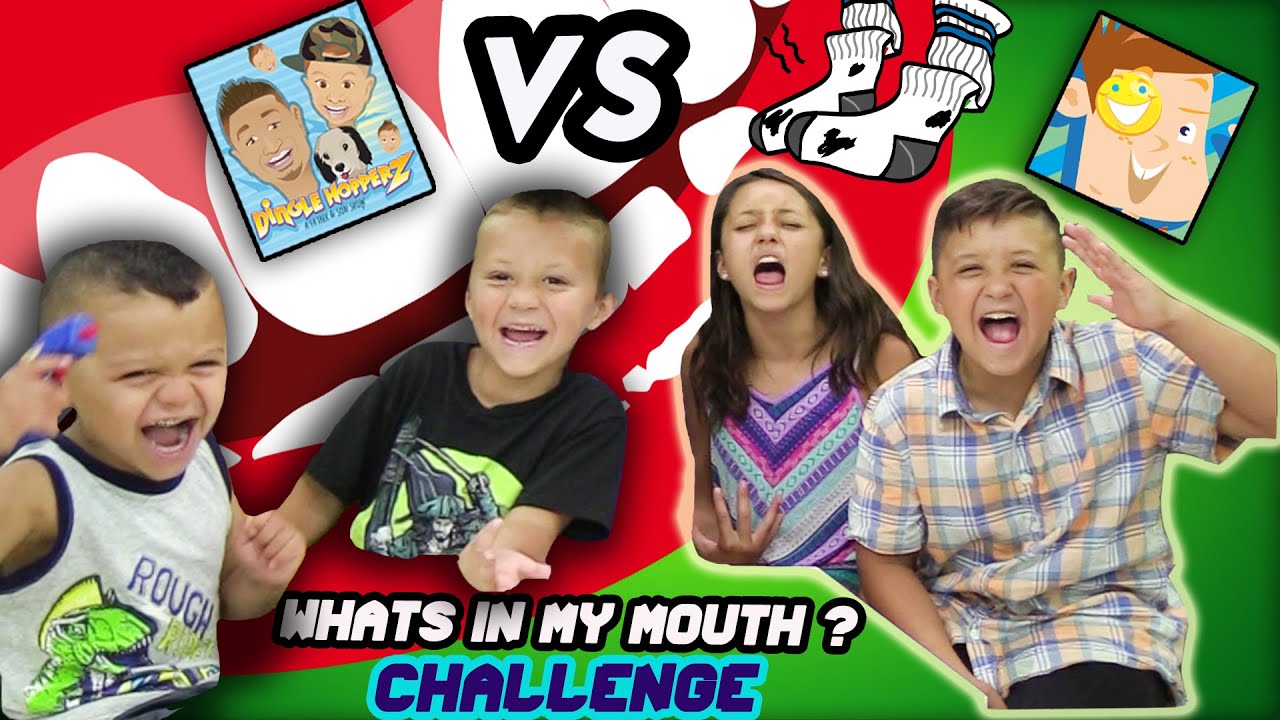 DINGLE HOPPERZ VS FUNneI VISION! MOM VS DAD GAME CHALLENGE ...