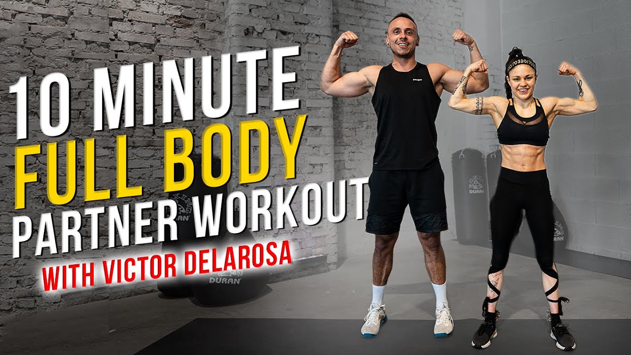 10 minute FULL BODY Partner workout / follow along - YouTube