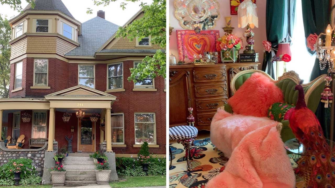 Woman Creates Fabulous Tacky House - YouTube