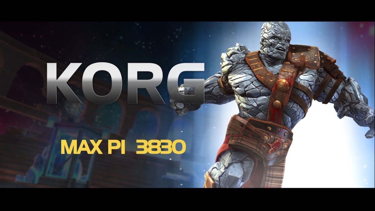 Korg Special Moves| Marvel Contest of Champions - YouTube
