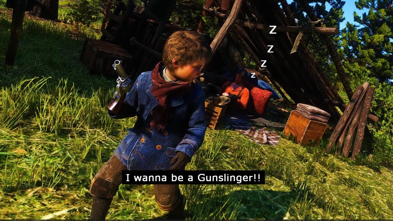 Little Jack stole a GUN!! - Red Dead Redemption 2 [MODDED] - YouTube