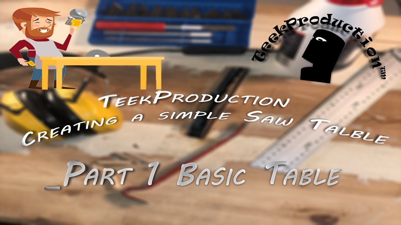 Very Simple Table Saw Homemade DIY_Part1_Basic Table - YouTube