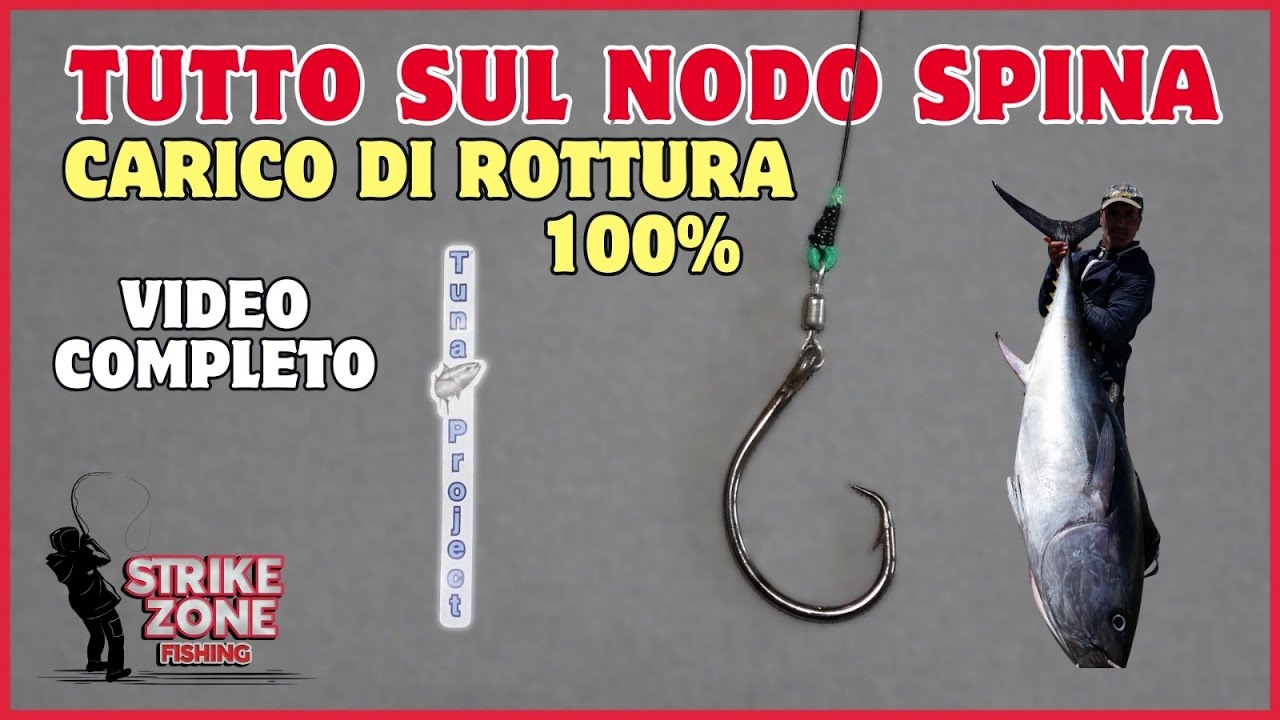 NODO SPINA 100% carico di rottura: ESECUZIONE e TEST. Nodo per drifting ...