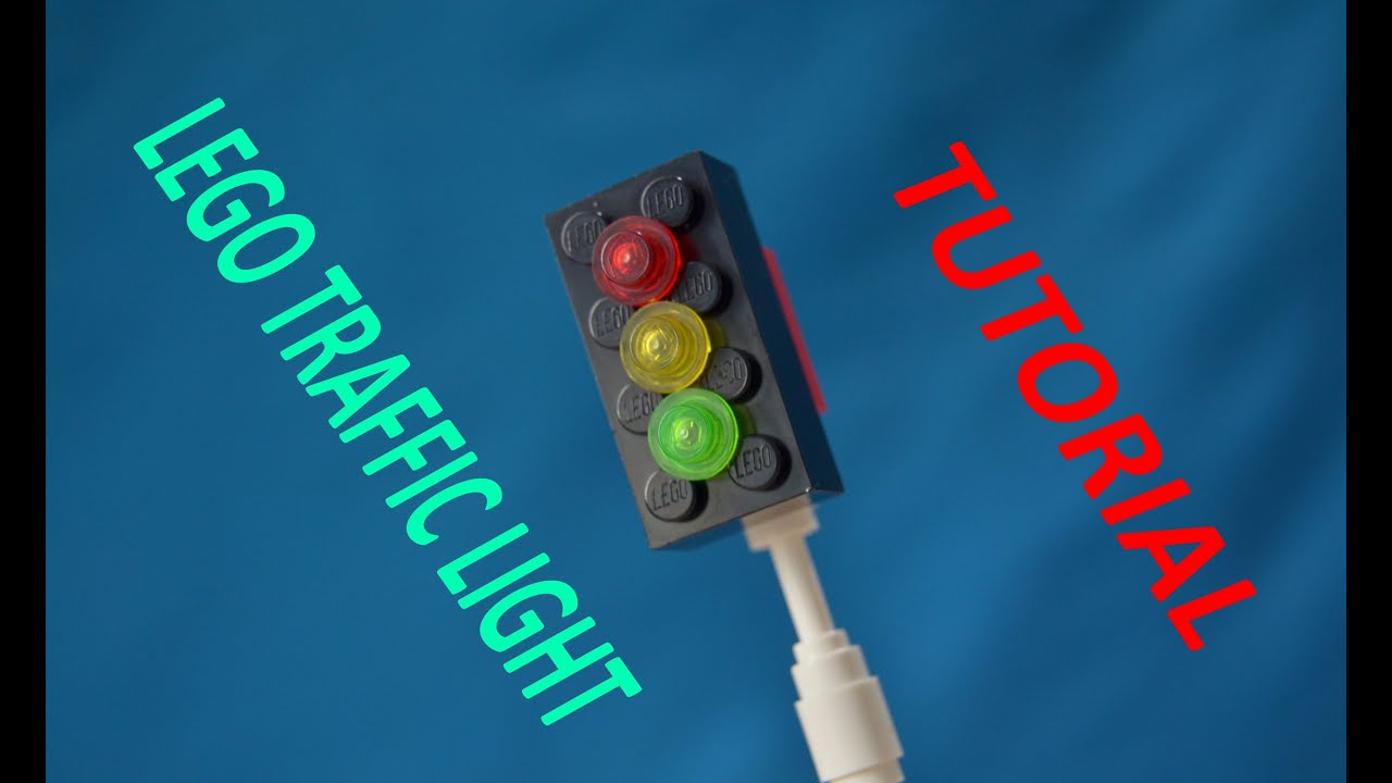 LEGO traffic light tutorial. Lego tutorial. - YouTube