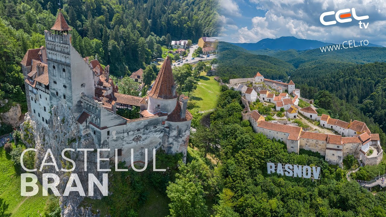 Castelul Bran si cetatea Rasnov 2023 - drona CEL.ro #bran #rasnov - YouTube