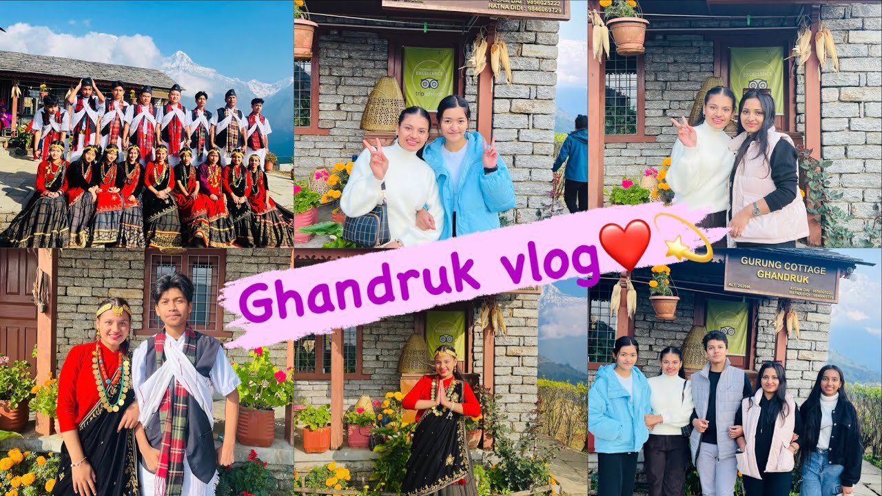 Ghandruk Vlog🥳 ️ | Deusi Vhailo team #Nepal🇳🇵 | Smriti Bhandari🫶 - YouTube
