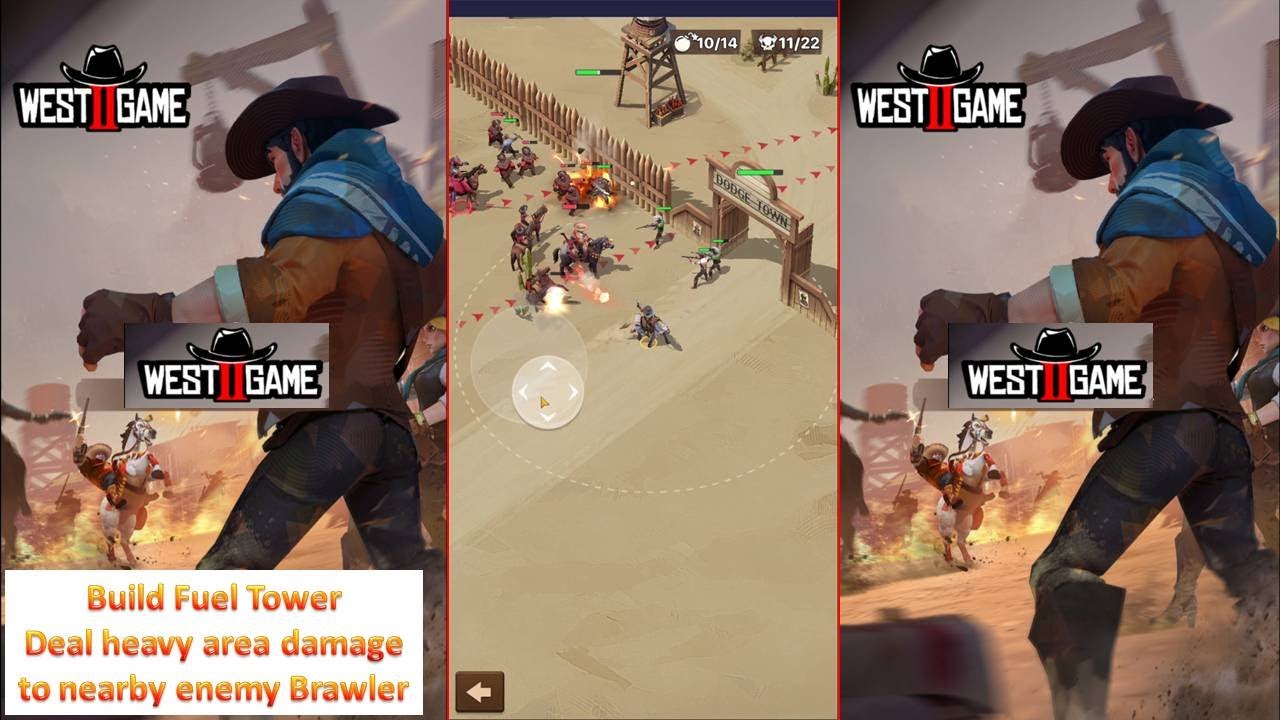 West Game II - Build Fuel Tower and Gameplay - YouTube
