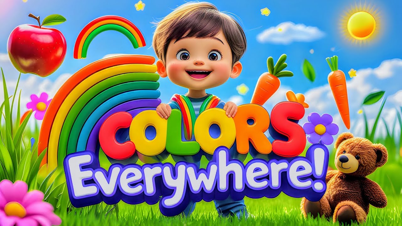 Colours Everywhere! 🌈 Fun Learning for Kids | Let’s Explore the World ...