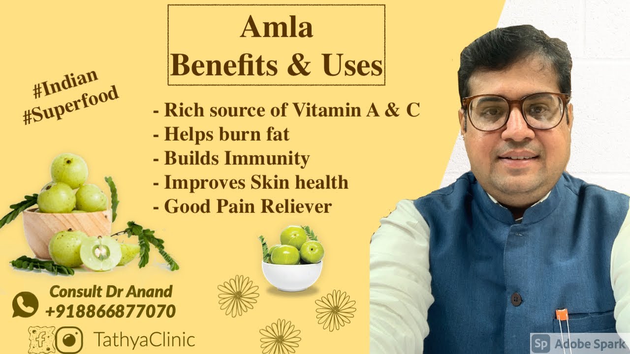 Amla - Vitamin C - Indian Gooseberry - Uses & Benefits - # ...