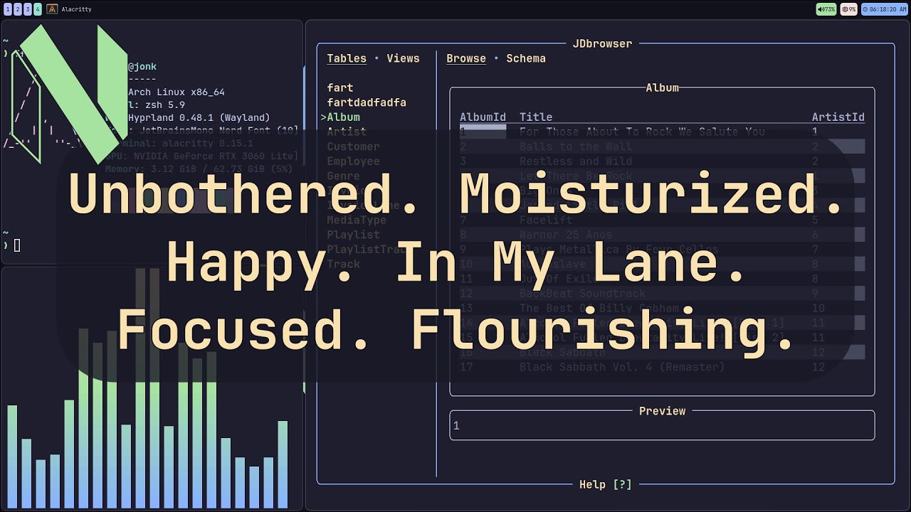Building Rust Terminal App 4 Neovim/Arch/Linux BTW - YouTube