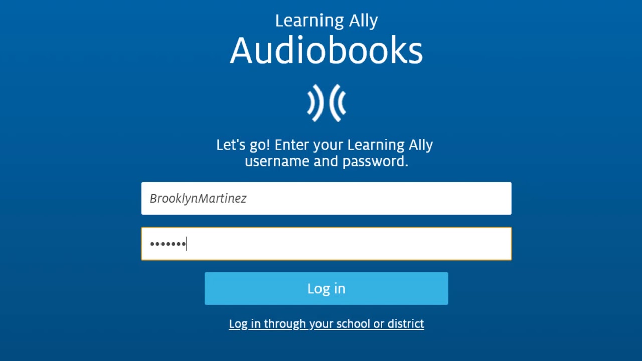 Learning Ally Audiobook App Overview with Audio Sample - YouTube
