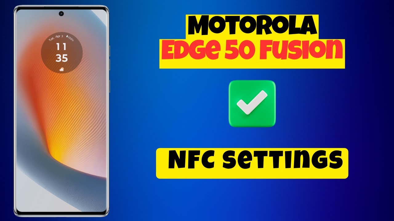 NFC Enable Disable Motorola Edge 50 Fusion || How to turn on / off NFC || NFC settings - YouTube