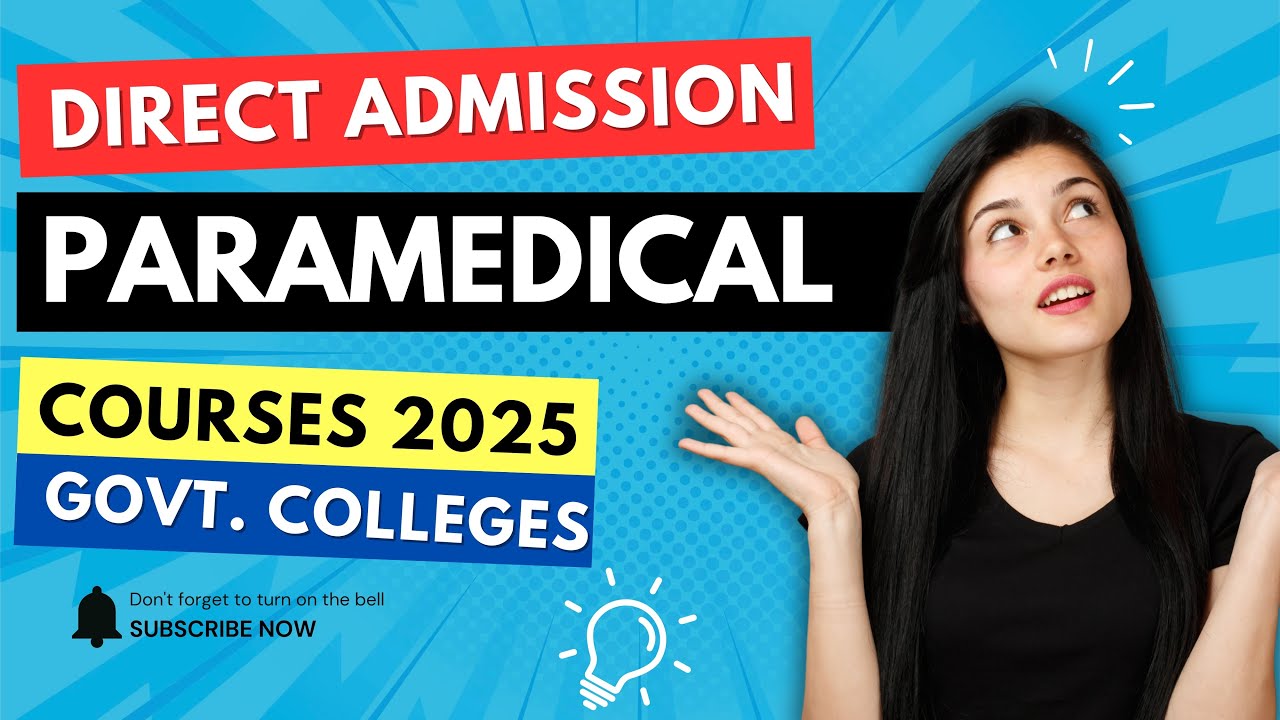 Paramedical Courses Direct Admission 2025 Without Entrance Exam | No ...