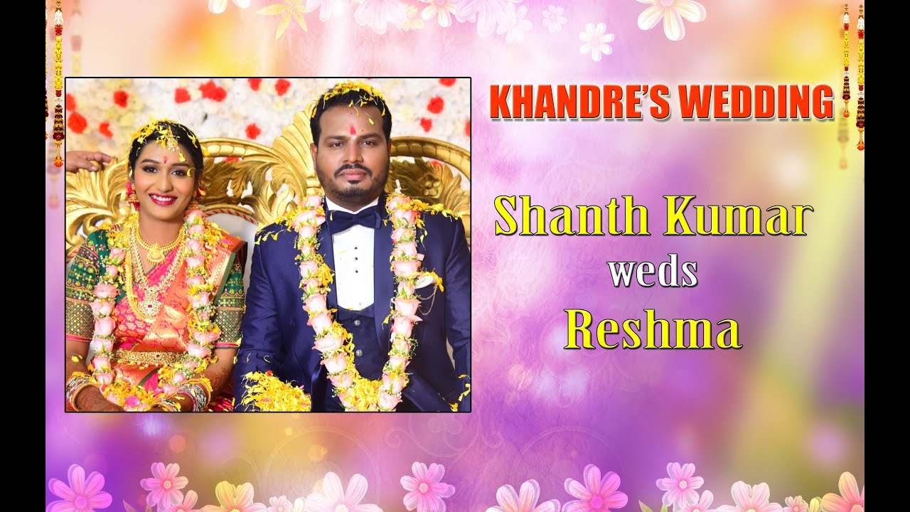 Shanth kumar weds Reshma / Wedding on 18th December 2022 - YouTube
