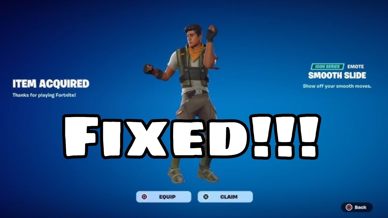 I Fixed the Smooth Slide Emote... - YouTube