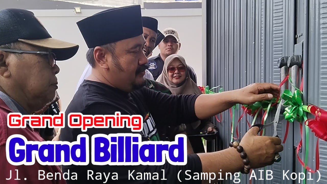 Grand Opening "Grand Billiard" | Jl. Benda Raya Kamal (Samping AIB Kopi ...