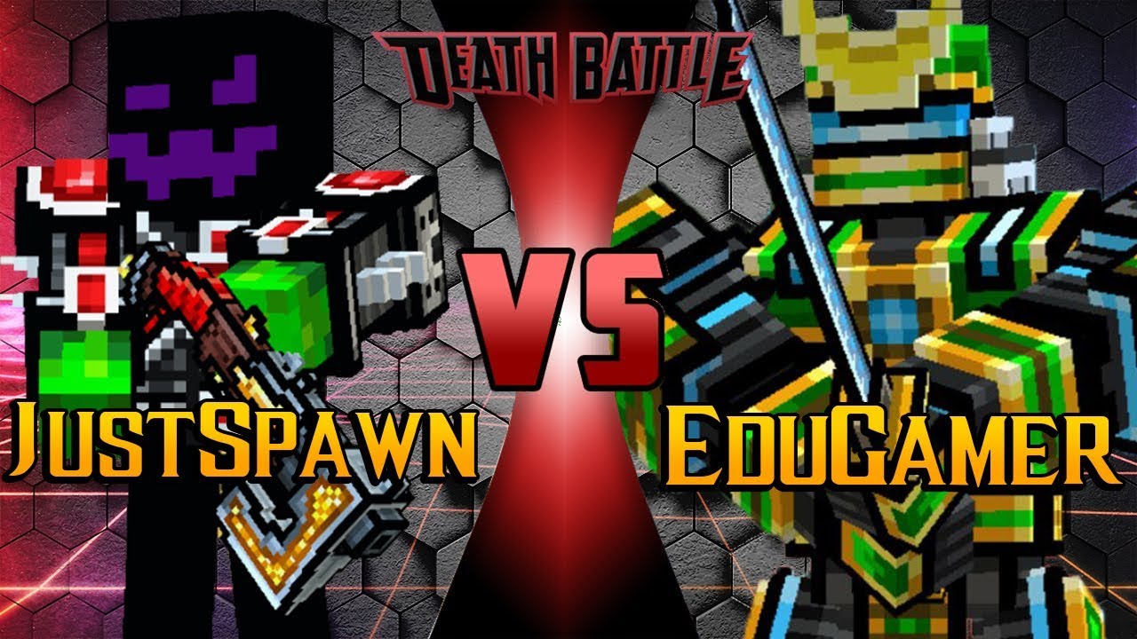 Pixel Gun 3D - JustSpawn VS EduGamer (Duel) - YouTube