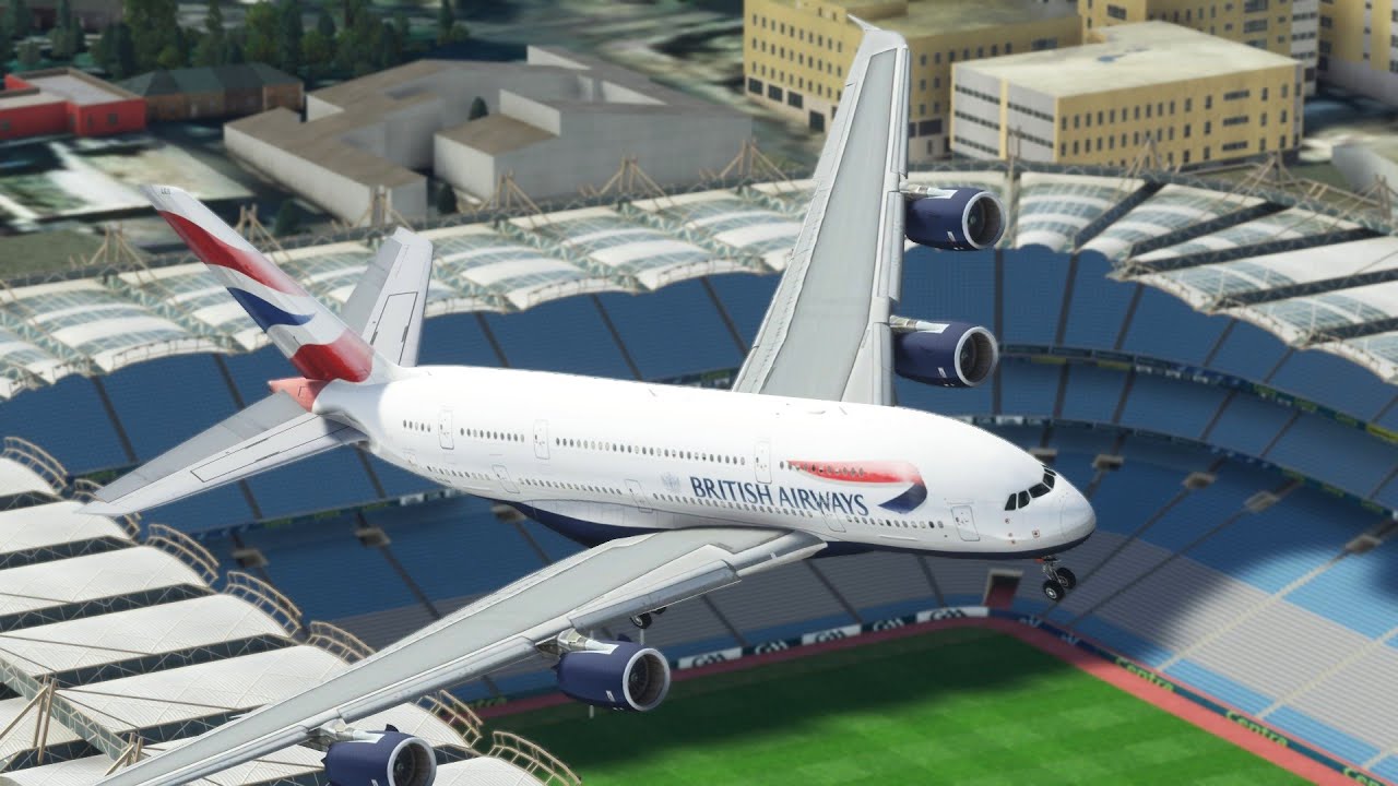 EXTREME ON DUB Landing: BRITISH AIRWAYS Airbus A380 at Dublin Airport ...