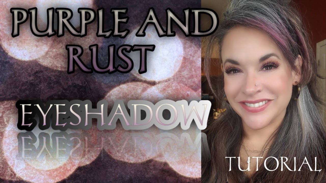 Purple and Rust Eyeshadow Tutorial - Mature Eyes - YouTube