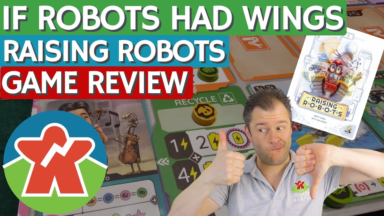 Raising Robots Review - Board Game Review - If Robots Had Wings - YouTube