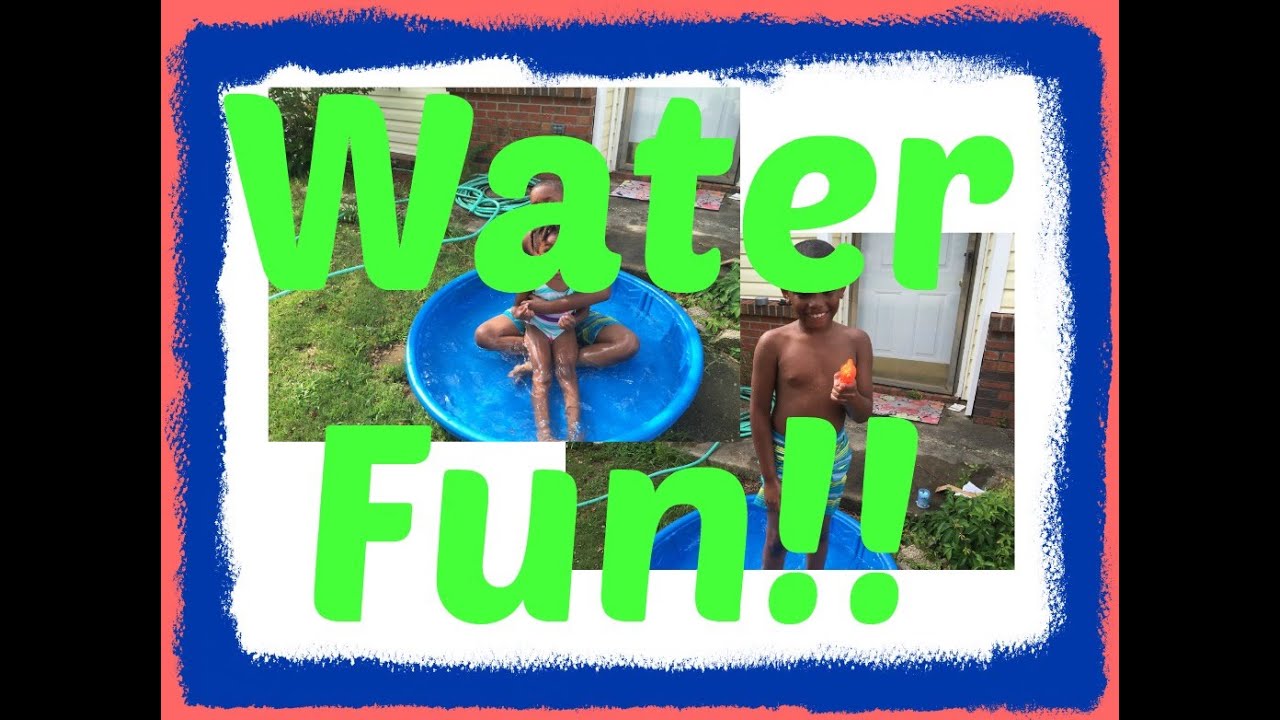 VLOG || Water Fun With the Kiddies! - YouTube