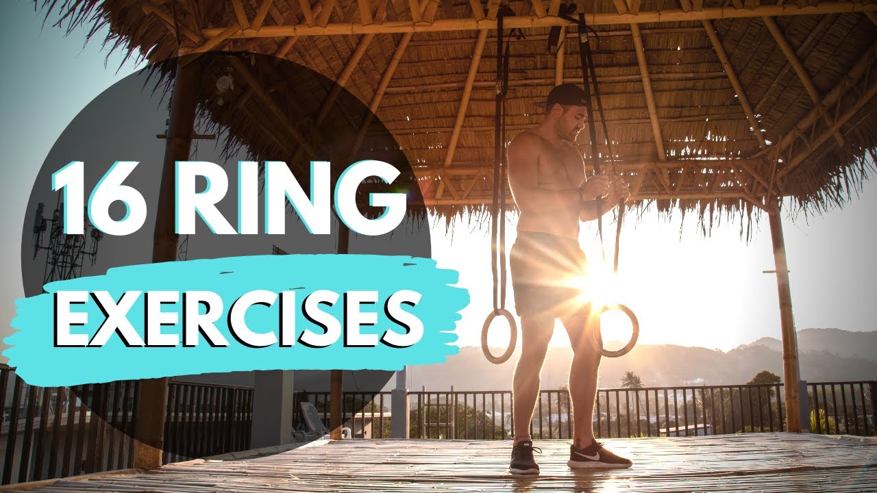 16 GYMNASTIC RING EXERCISES - YouTube