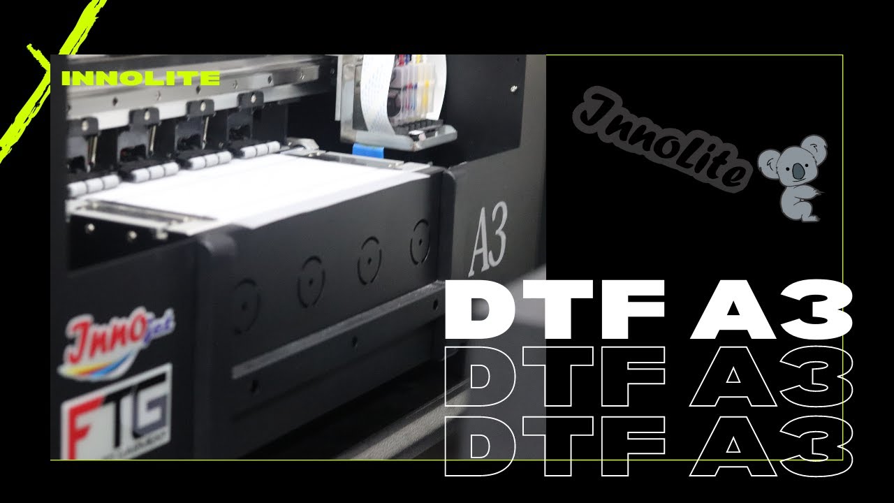 Innojet Mesin Sablon DTF A3 - Coming Soon - YouTube