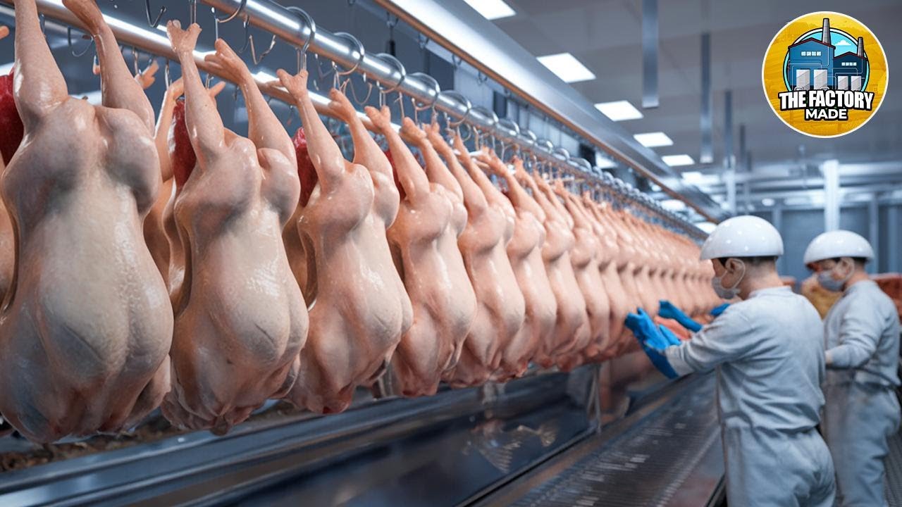 Amazing Chicken Meat Processing Factory || Inside the Chicken Factory ...
