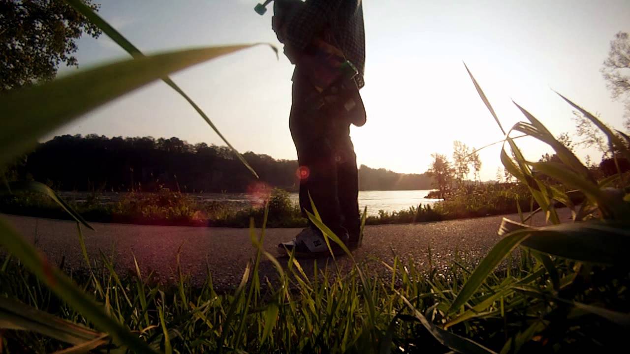 D.I.Y. GoPro Longboard Mount Test - YouTube