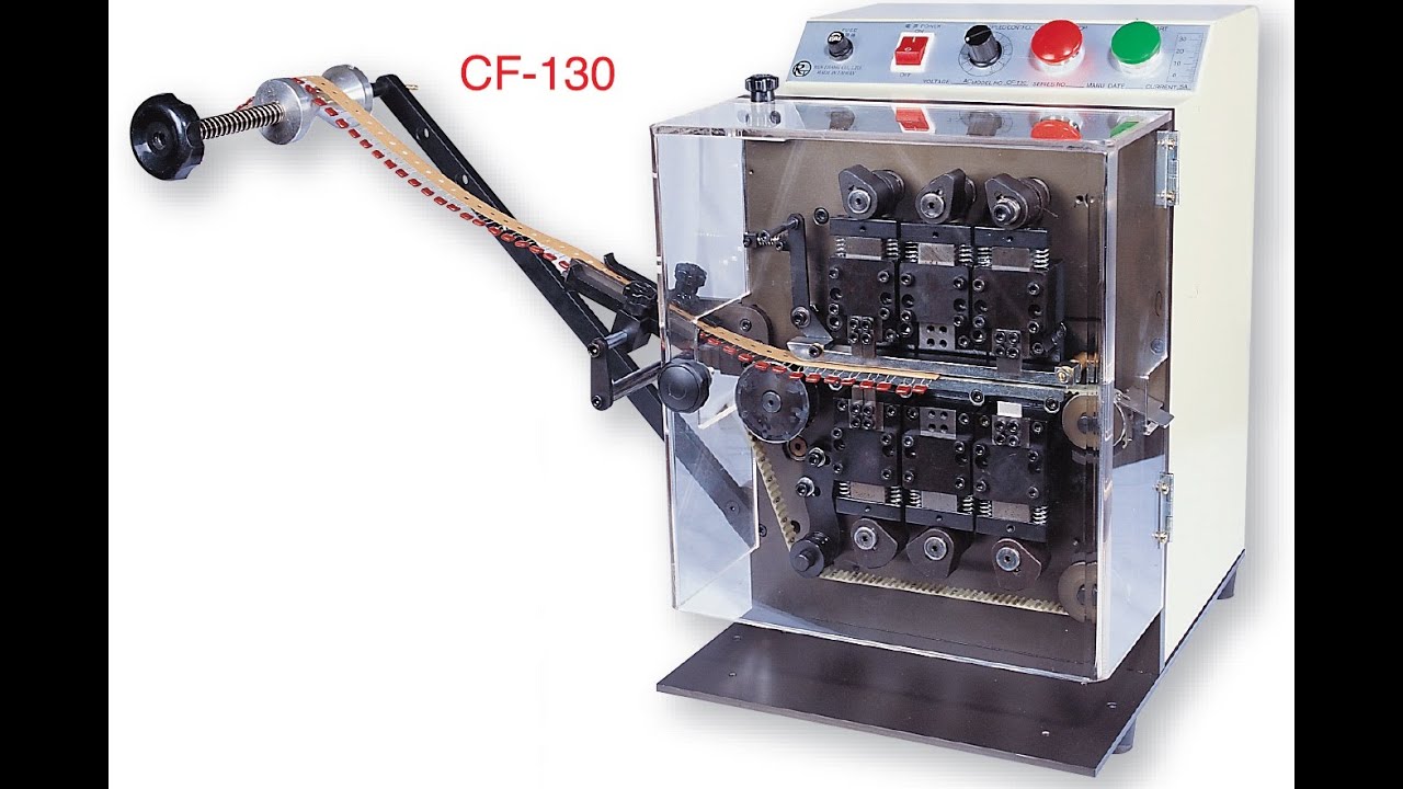 CF-130S Auto Taped Radial Lead Forming Machine- 90 Degrees Bending ...