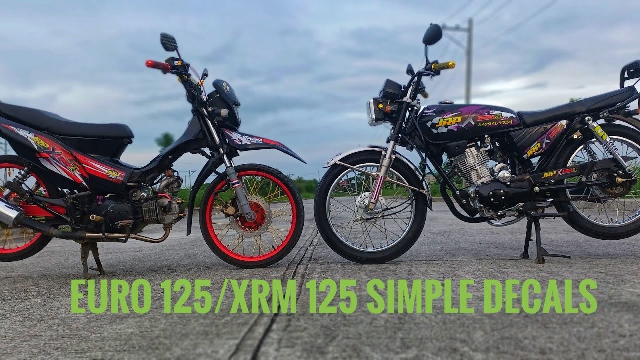 EURO 125 SIMPLE SET UP DECALS - YouTube