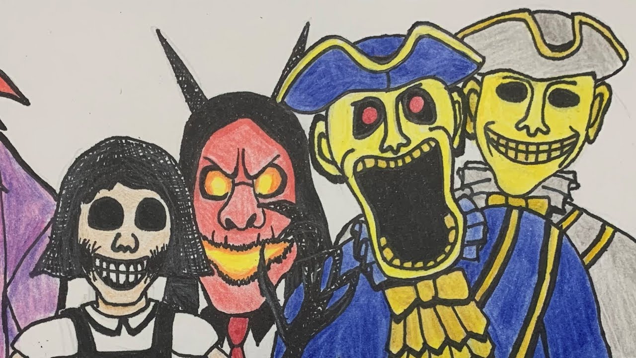 Dark Deception Drawing - Chapter 2 Into Madness (Agatha, Malak & the ...