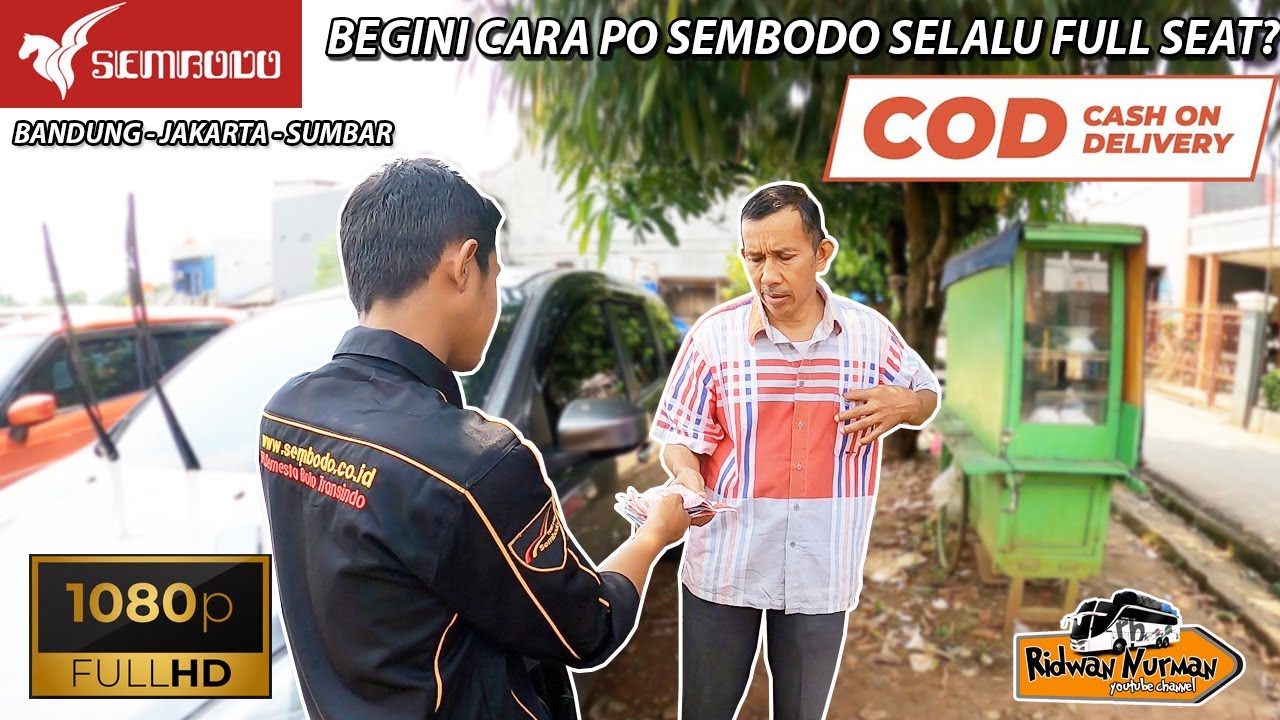 PO SEMBODO RAMAI PENUMPANG (FULL SEAT TERUS) BEGINI CARANYA ? CASH ON ...