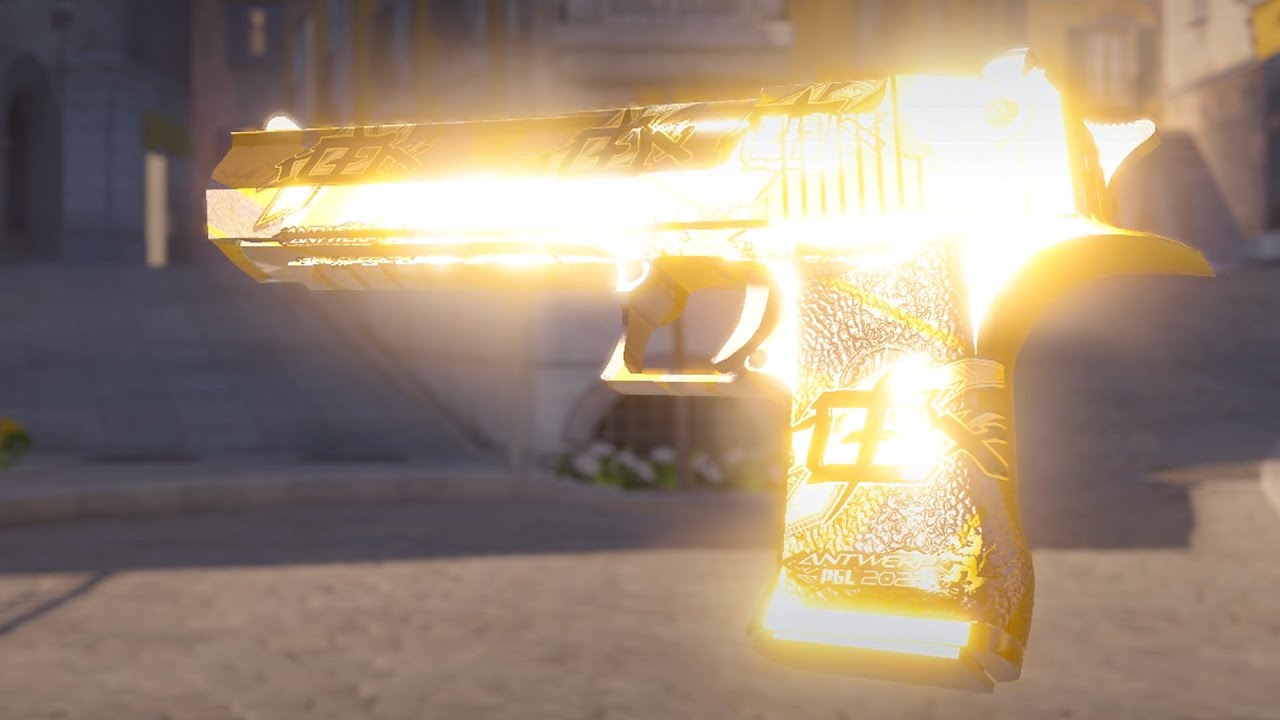 MOST SHIINING GOLD PISTOL IN CS2 🔥- CS2 Desert Eagle Bronze Deco + 4x ...