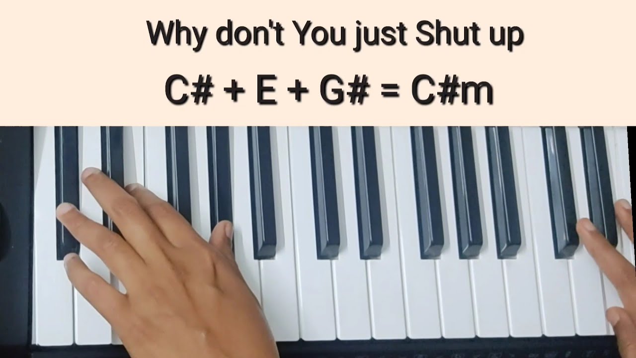 Shut Up Tutorial (Chords+Melody) | Alan Walker | Keyboard - YouTube