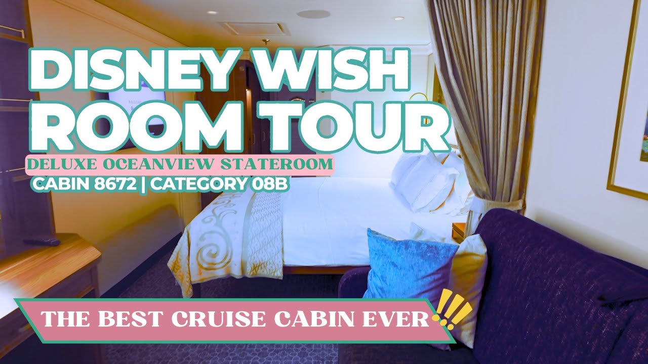 Book this Disney Cabin Next | Disney Wish Deluxe Oceanview Stateroom ...