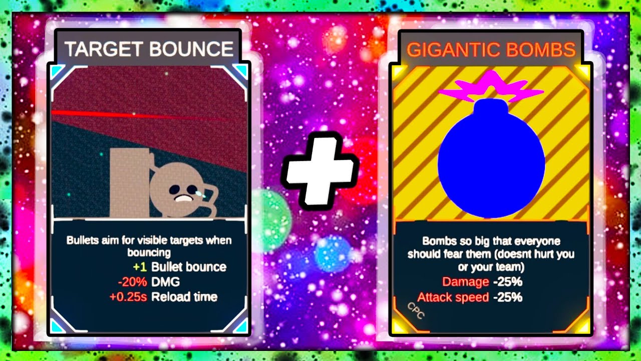 Target Bounce + Gigantic Bombs = OP Modded ROUNDS Combo! - YouTube